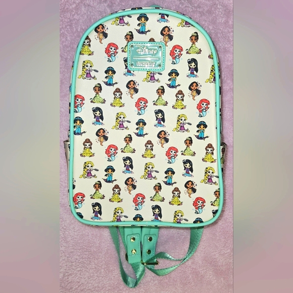 Loungefly | Bags | Loungefly Disney Princess Mini Backpack With Teal ...